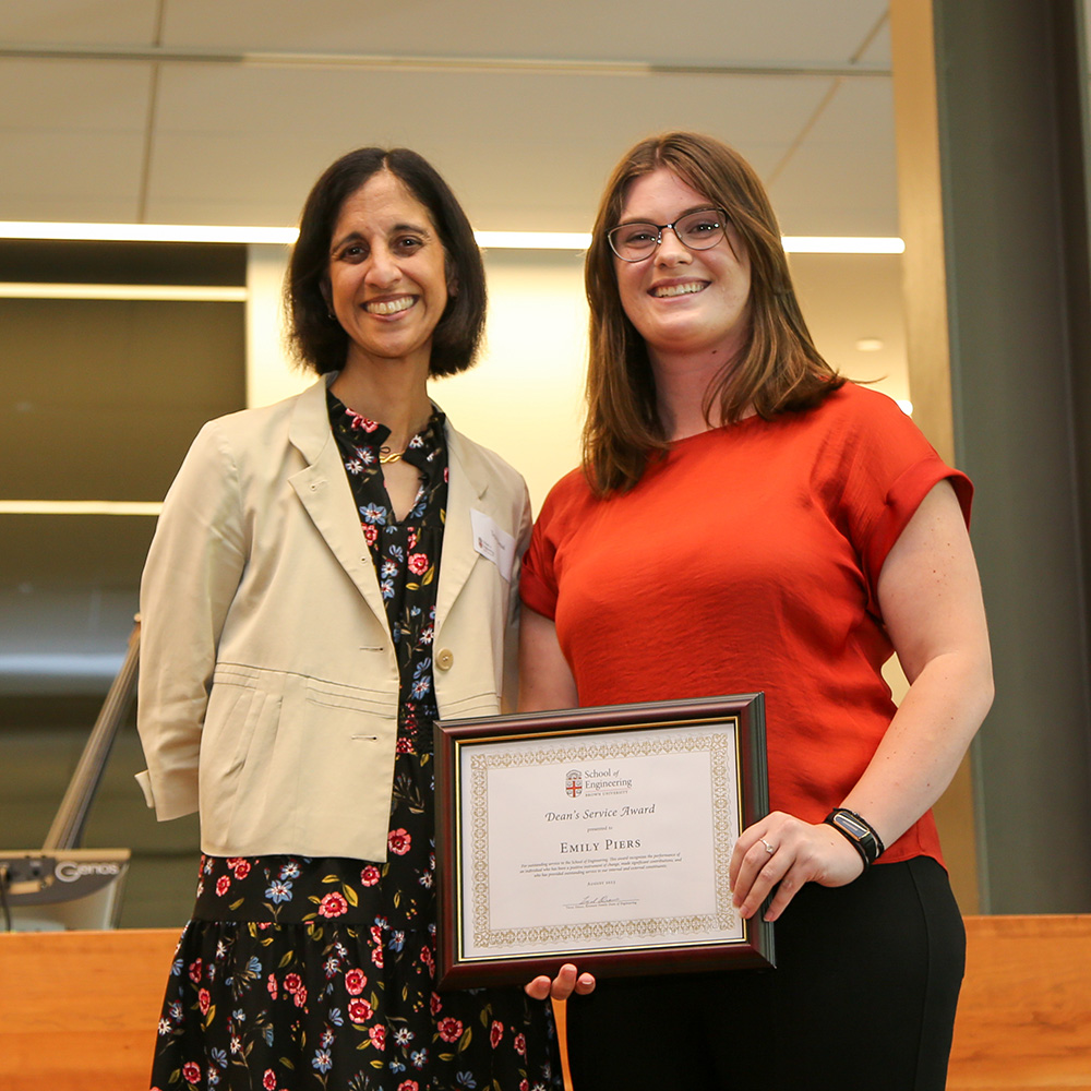 Engineering staff awards presented to Garfinkel, Piers | Engineering | Brown University